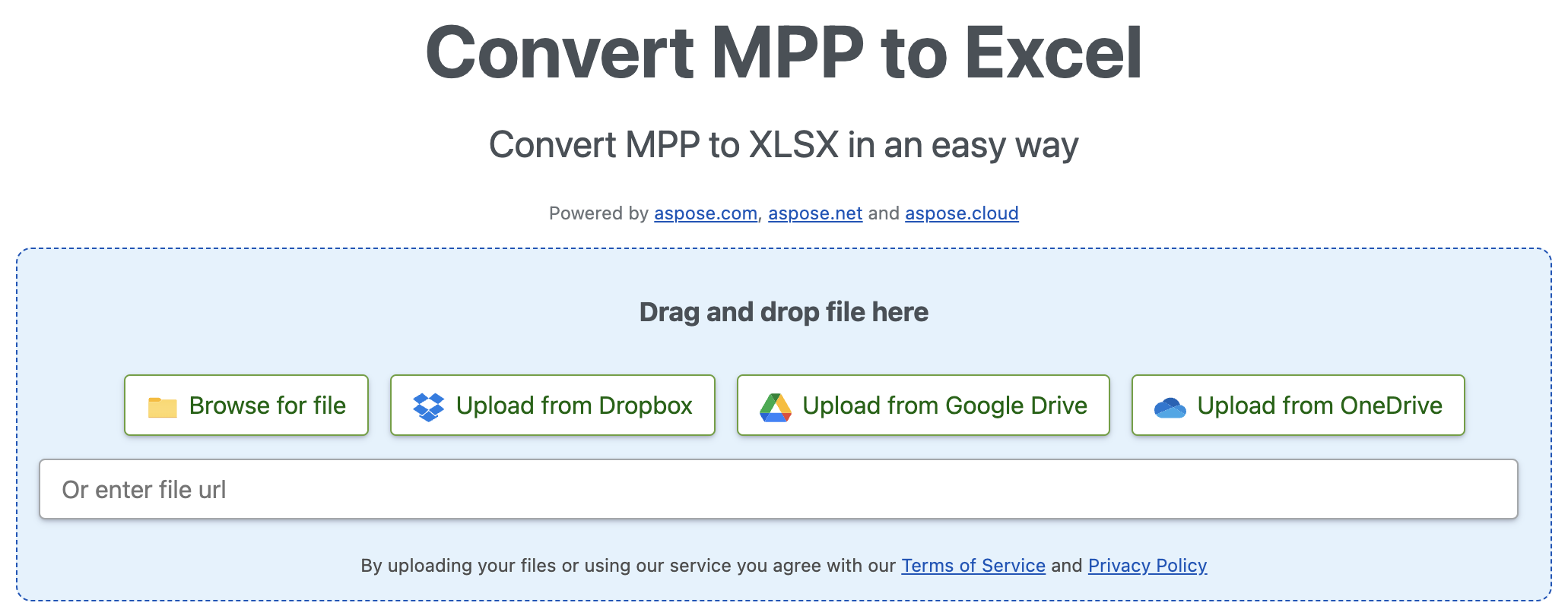 MPP را به Excel آنلاین رایگان تبدیل کنید | MPP به XLSX تبدیل‌کننده