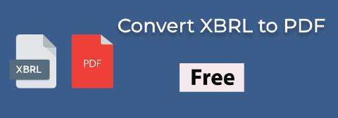 Convert XBRL to PDF Online for Free | Fast & Secure XBRL Converter