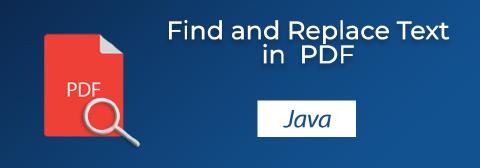 Find and Replace Text in PDF using Java | PDF Text Redaction