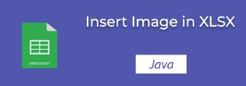 Insert Image in XLSX using Java | Add Pictures to Excel